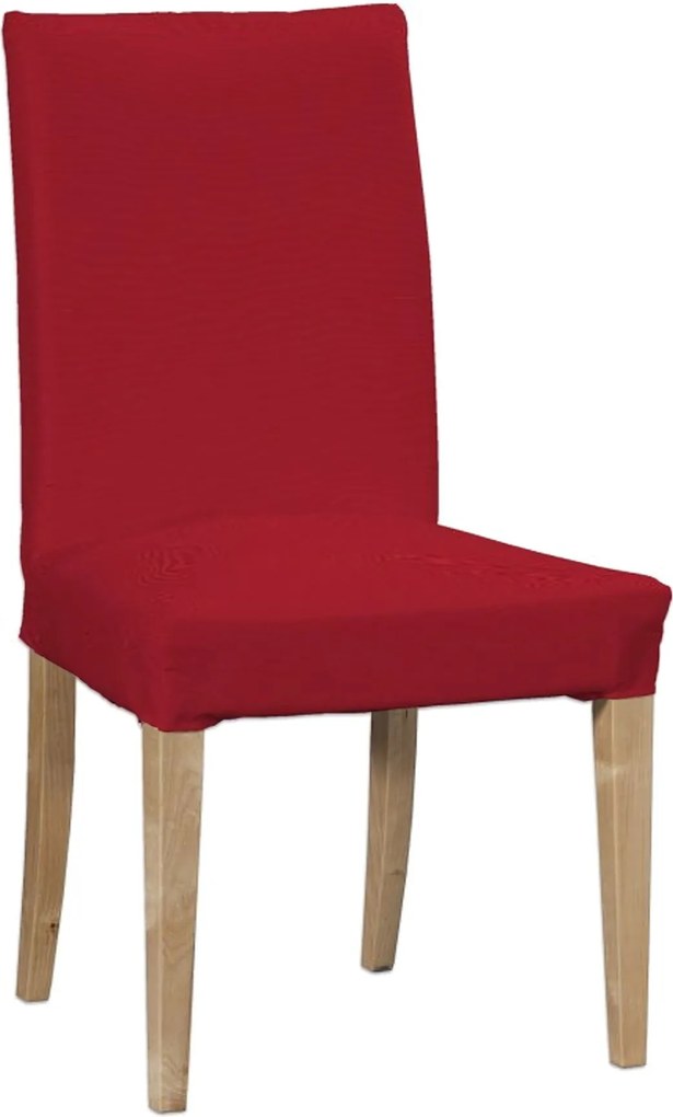 Potah na židli IKEA Henriksdal, krátký barva červená látka pletený vzor