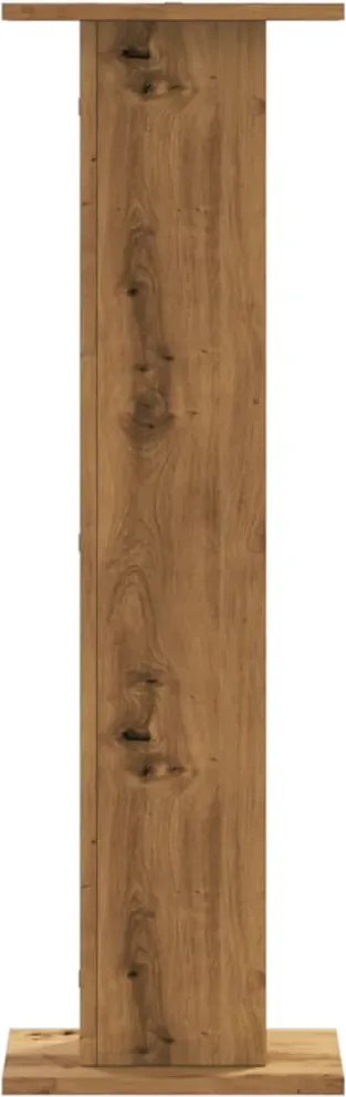 Stojany na rostliny 2 ks dub artisan 30 x 30 x 95 cm kompozit 3307881