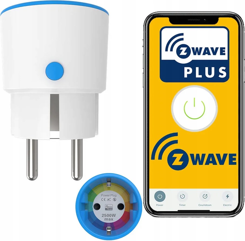 Inteligentní zásuvka Z-wave Neo kompatibilní s Fibaro, Zwave 13A