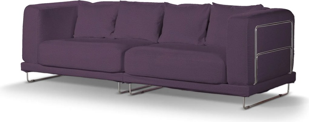 Potah na pohovku IKEA Tylösand 3-místná nerozkládací barva fialová látka pletený vzor