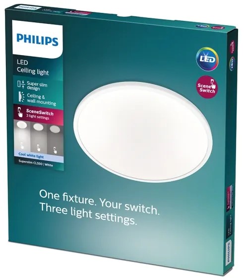 Philips - LED Stmívatelné stropní svítidlo CLEAR LED/15W/230V 4000K
