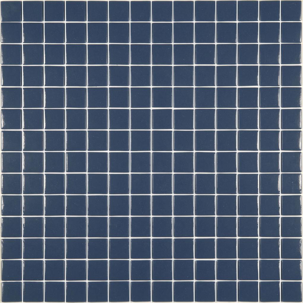 Hisbalit Skleněná mozaika modrá Mozaika 319B LESK 2,5x2,5 2,5x2,5 (33,3x33,3) cm - 25319BLH