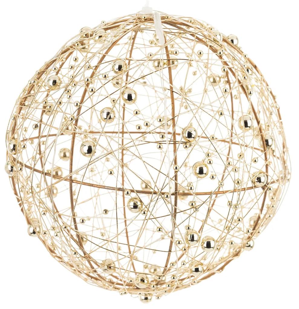 Dekorace koule s led osvětlením 15 cm 148119