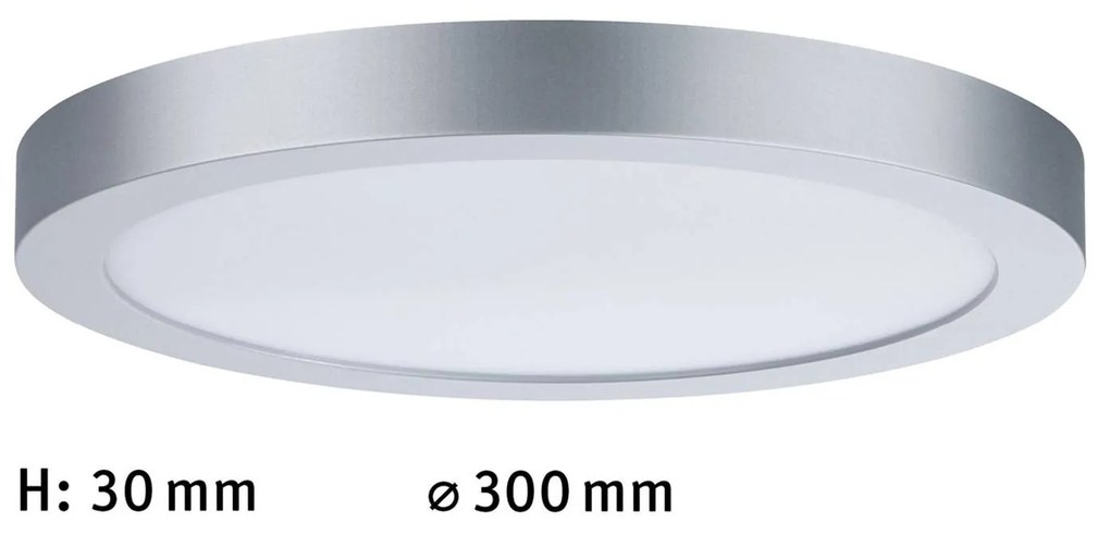 Paulmann Abia LED panel Ø 30cm 4 000 K chrom