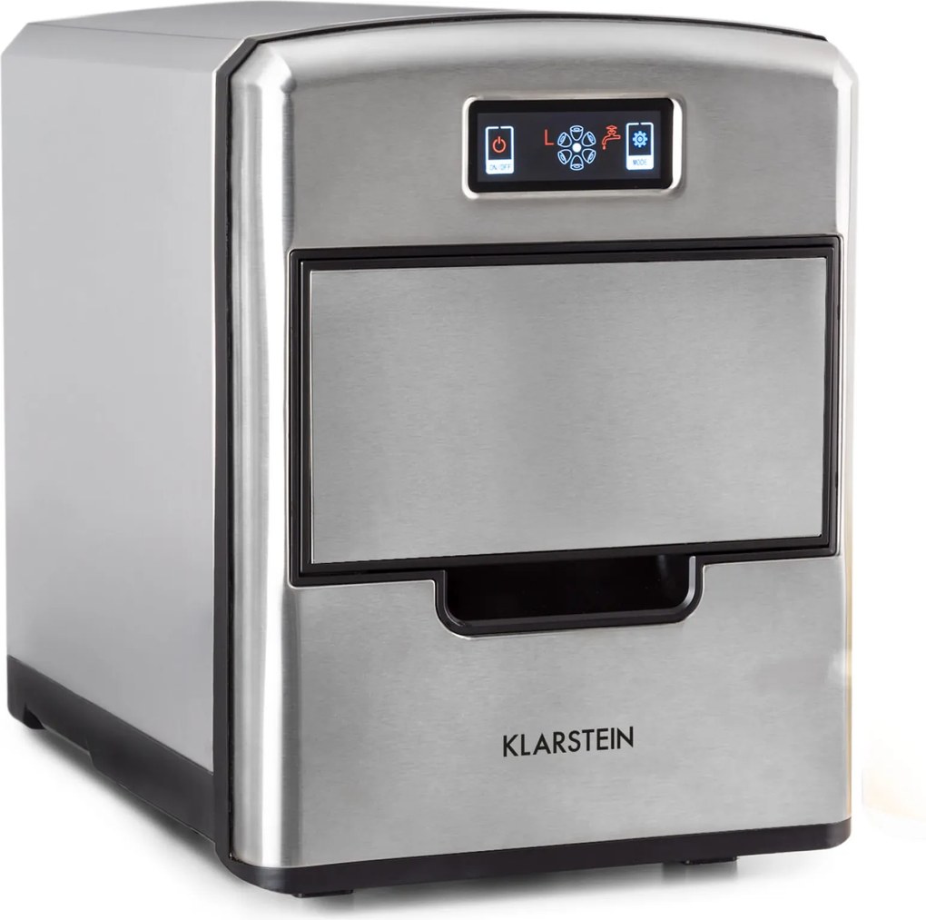 Klarstein Metropolitan, výrobník ledu, 12 kg/24 h, digitální displej