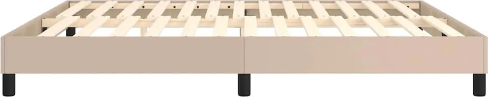 Rám postele s boxspringem cappuccino 180x200 cm umělá kůže 3120717