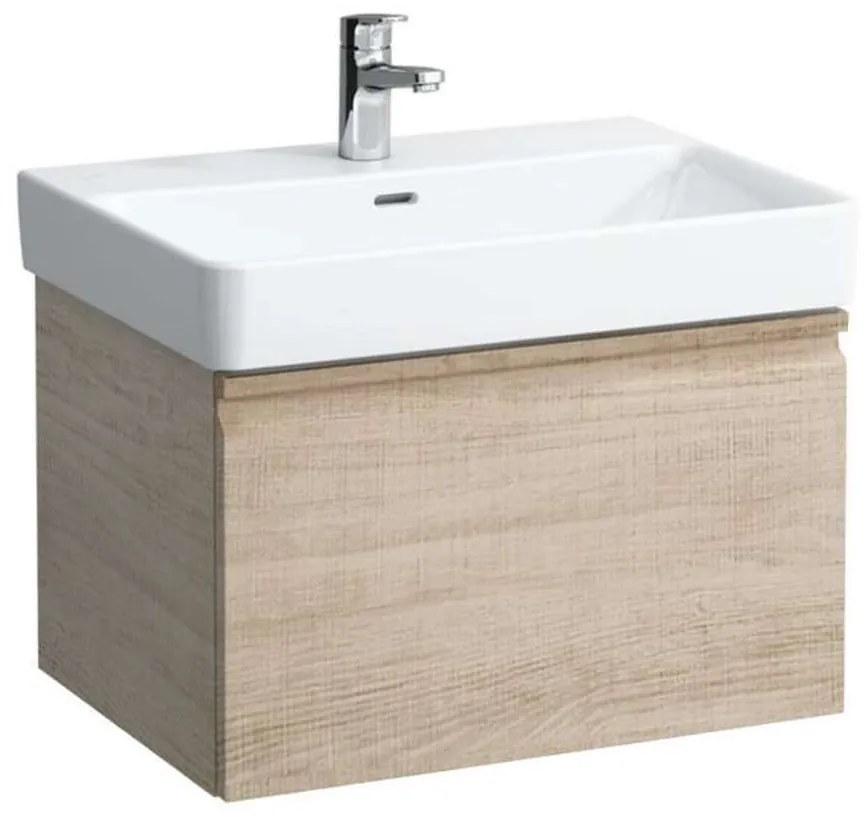 Laufen Pro S - Umyvadlová skříňka, 62x45x39 cm, 1 zásuvka, světlý dub H4834220964791