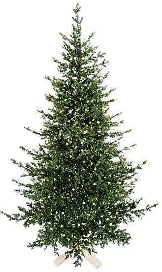 Umělý vánoční stromek FULL 3D Smrk Přírodní 180cm 300LED