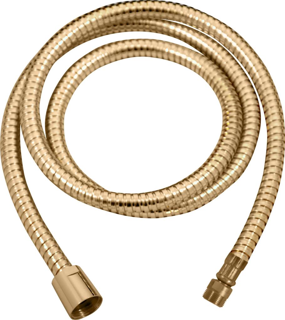 Slezák - RAV Sprchová hadice 200 cm zlatá  Barva: Zlatá, Délka: 200 cm