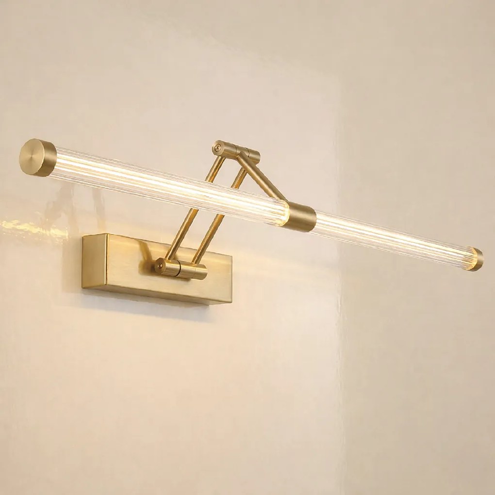 Toolight Toolight, LED nástěnné svítidlo 60cm, 13W, 4000K, 1000lm, APP1900-1W, zlatá matná, OSW-66055