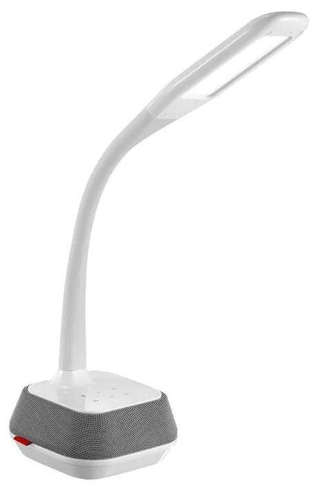 Platinet LED Stmívatelná stolní lampa s bluetooth reproduktorem a USB LED/18W/230V PL0101