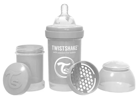 Twistshake Kojenecká láhev Anti-Colic 180 ml Pastelově růžová