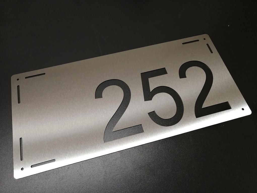 Domovní číslo tabulka 3b Velikost: 53 x 25 cm (XXL)
