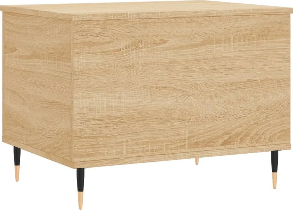 vidaXL Konferenční stolek 60x44,5x45 cm kompozitní dřevo [830943] Barva: bílá s vysokým leskem