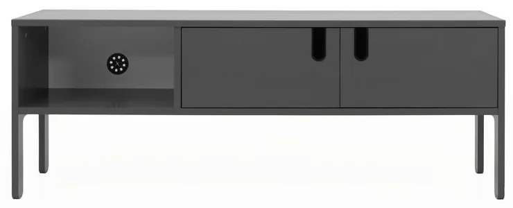 Šedý TV stolek Tenzo Uno, šířka 137 cm