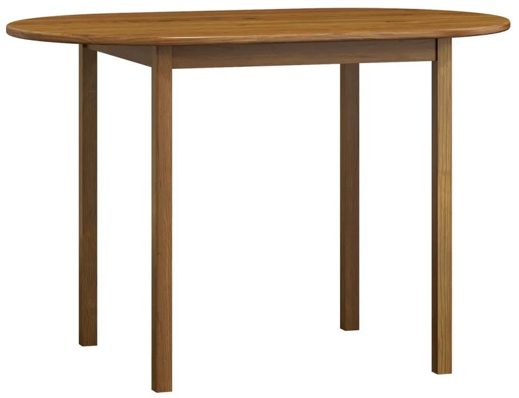 AMI nábytek Stůl oválný dub č4 115x70 cm