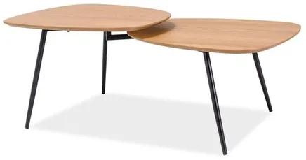 Konferenční stolek ZOE dub/černý