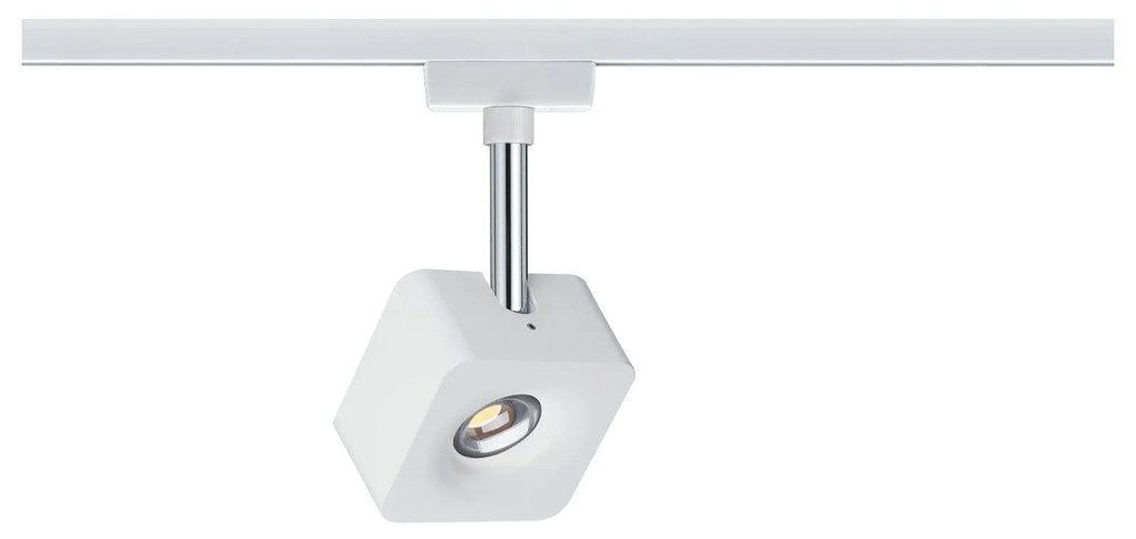 Paulmann 95511 Cube, spot pro Urail system, 1x8W LED 2700K stmívatelné, matná bílá