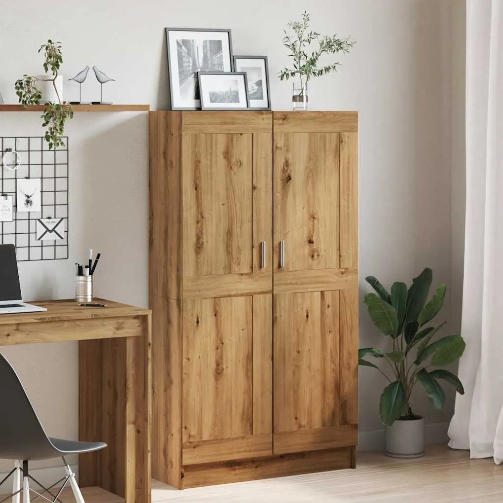 Knihovna dub artisan 82,5 x 30,5 x 150 cm kompozitní dřevo 3345216