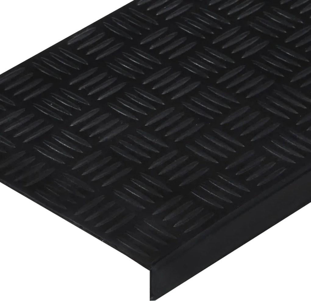 Nášlapy na schody 5 ks 25 x 75 cm guma 155634