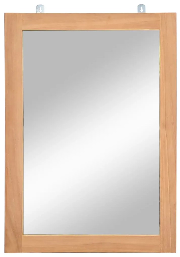 Nástěnné zrcadlo z masivního teaku 50 x 70 cm - Default Title