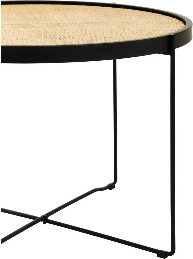 Ratanový kulatý konferenční stolek v přírodní barvě ø 60 cm Depok – Premier Housewares
