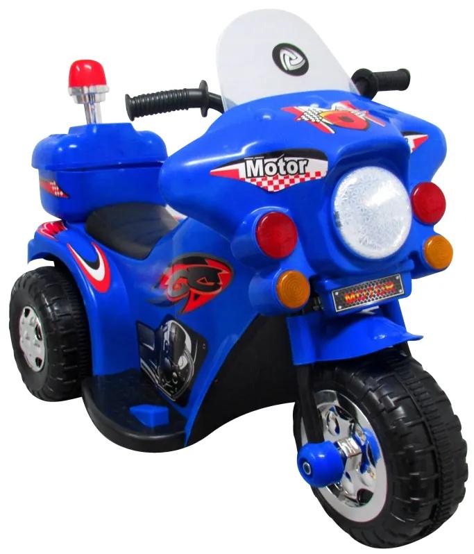 Dětská elektrická motorka M7 modrá