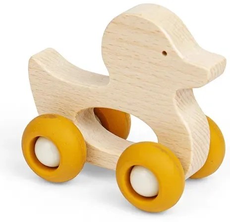 Bigjigs Toys Zvířátko na kolečkách Kačenka