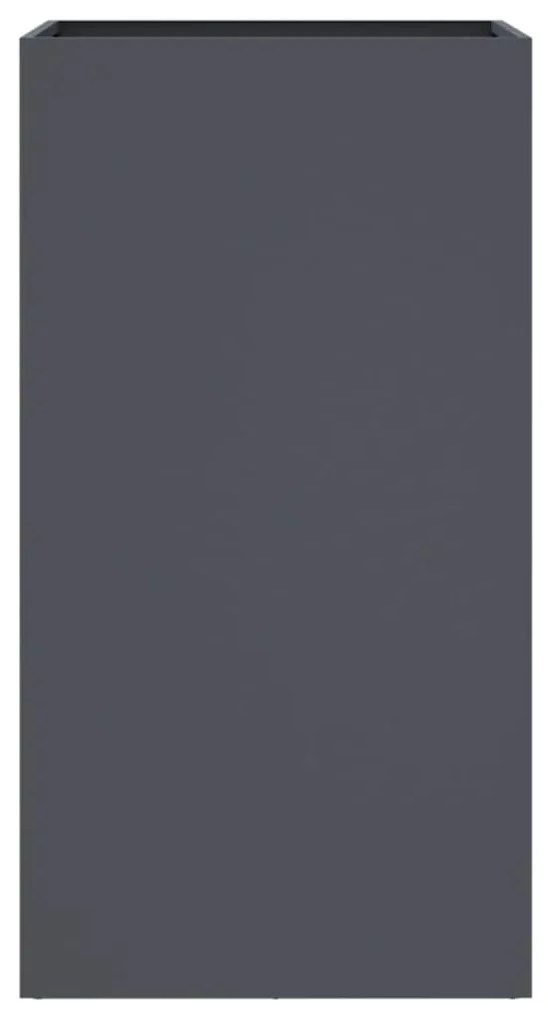 Truhlík antracitový 42 x 38 x 75 cm ocel válcovaná za studena - Default Title