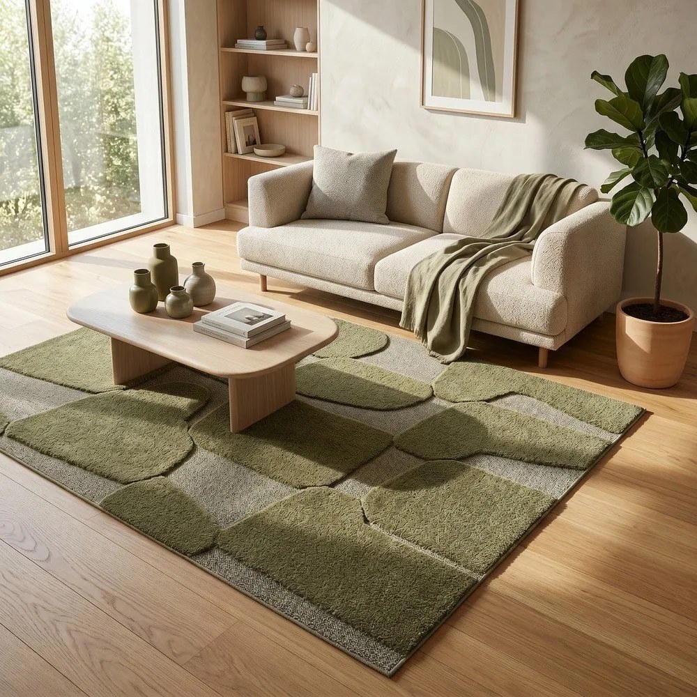 Tmavě zelený koberec 80x150 cm Cairo – ESTE