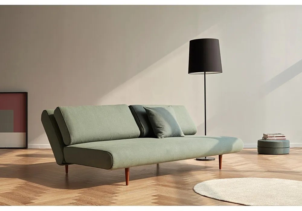 Zelená rozkládací pohovka Innovation Unfurl Lounger Elegance Green