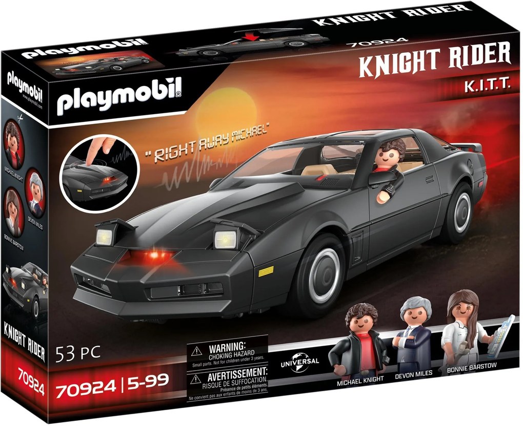 Stavebnice playmobil 70924 knight rider - k.i.t.t.