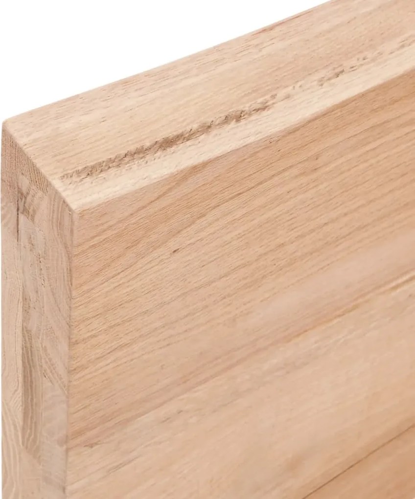 Koupelnová deska hnědá 60x40x(2-6) cm ošetřený masivní dřevo 3156106