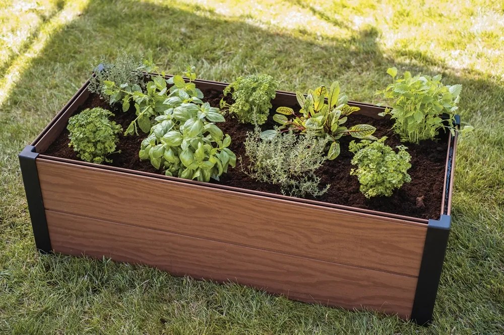 Vyvýšený záhon KETER Maple Trough - hnědý
