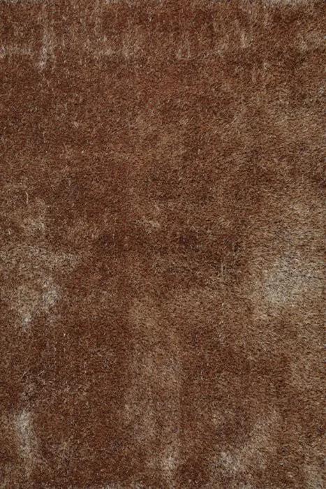 Vopi | Kusový koberec Borneo Shaggy Brown - 120 x 170 cm
