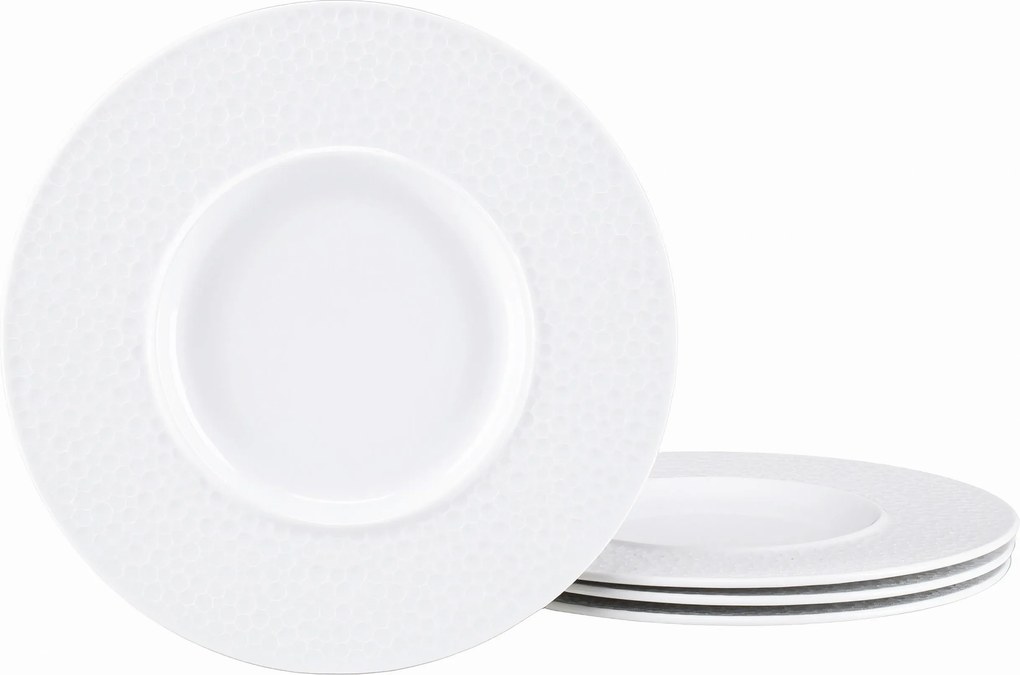 XXXLutz SADA GURMÁNSKÝCH TALÍŘŮ 4 ks porcelán keramika 4dílné Creatable - Kolekce nádobí - 007768075402