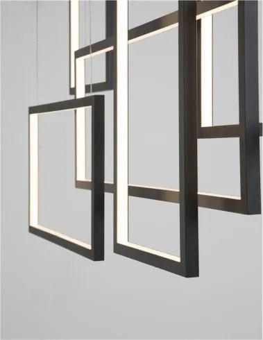 Závěsné LED svítidlo NOVA LUCE CORNICE 91W 3000K 9142765 stmívatelné Triac