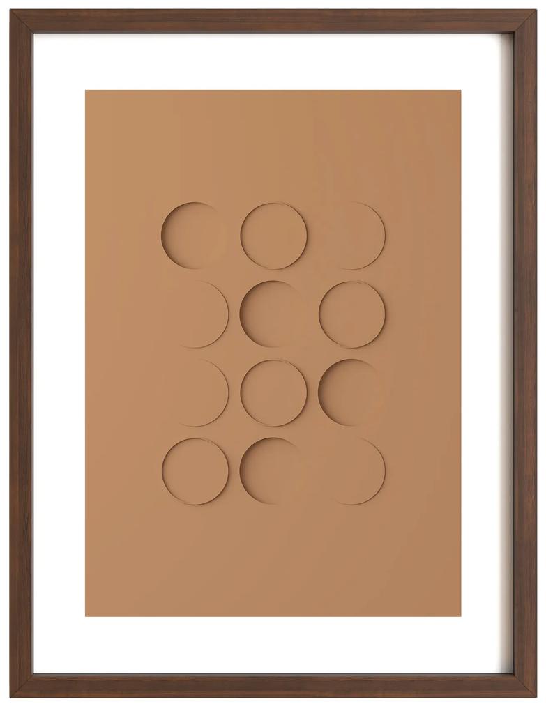 Idealform Poster no. 3 Shadow forms Barva: Silver grey, Velikost: 500x700 mm