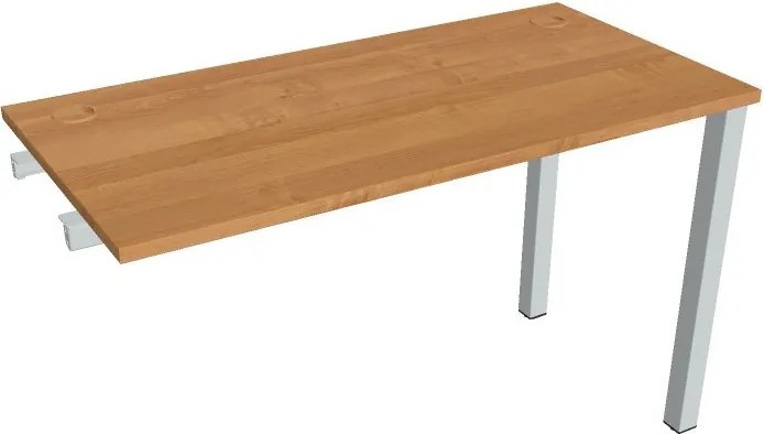 Hobis Kancelářský stůl řetězící Hobis UE 1200R, deskaakát, černá černá