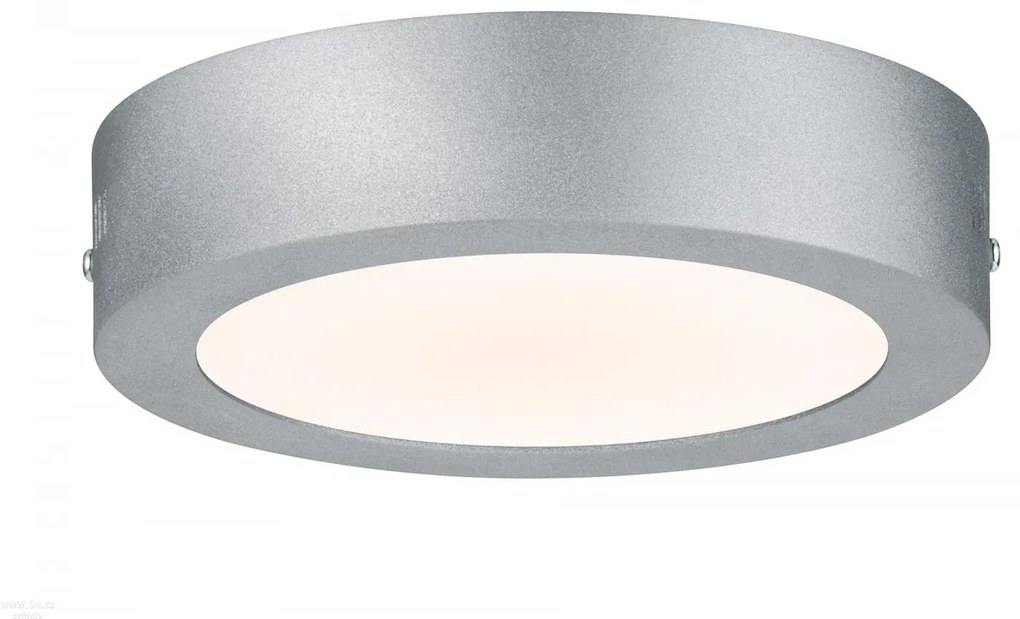 Paulmann 70653 Lunar, matně chromové stropní LED svítidlo, 12W LED 3000K, prům. 17cm