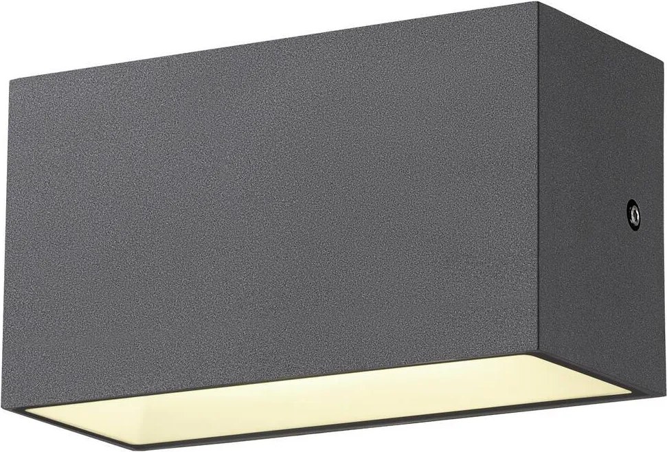 LA 1005151 SITRA M WL UP/DOWN venkovní LED nástěnné přisazené svítidlo antracit CCT switch 3000/4000 K - BIG WHITE (SLV)