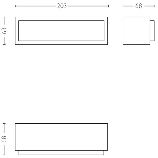 Philips 17354/93/P3 - LED Venkovní nástěnné svítidlo LED/4,5W IP44