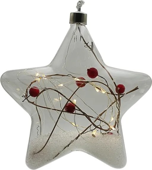 Marimex Decor Crystal Hvězda s cesmínou