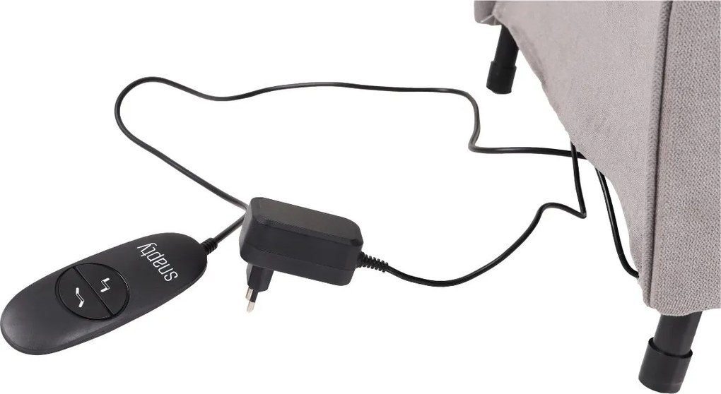 Křeslo Torro elektricky polohovatelné (šedé)