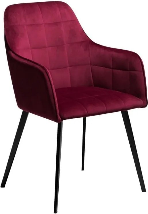 Židle DanForm Embrace, samet, červená