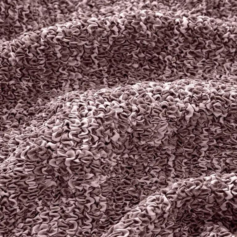 Bielastické potahy GRAFITI NOVÉ kaštanově hnědé povlaky na polštářky 2 ks (40 x 40 cm)