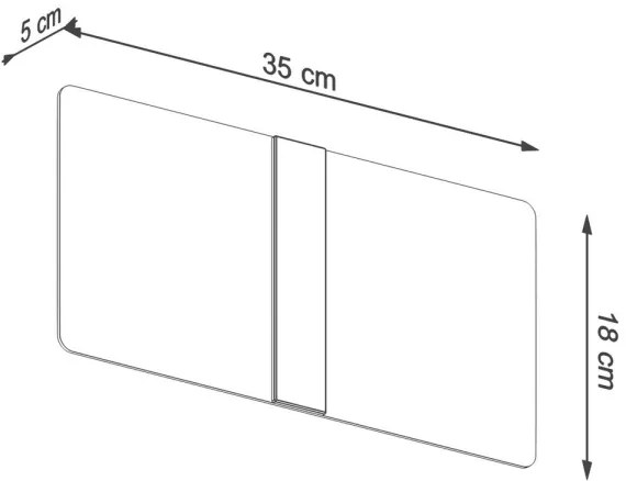 Sollux SL.1006 - Nástěnné svítidlo AZALIA 2xG9/40W/230V