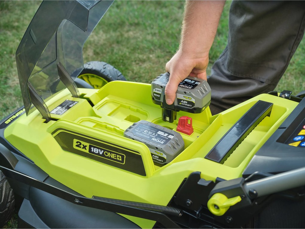Ryobi RY18LMXSP51A-0 18V ONE+™ Akumulátorová travní sekačka s pojezdem 51 cm (bez aku)