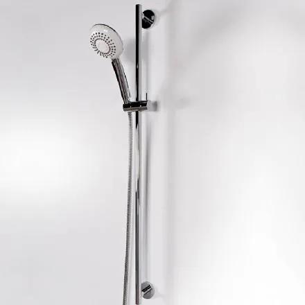 Steinberg 100 - Set sprchové hlavice, tyče a hadice, 3 proudy, bílá/chrom 100 1621