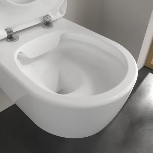 Villeroy & Boch 5656RS01 - Závěsné WC s prkénkem SoftClose AVENTO keramika/bílá